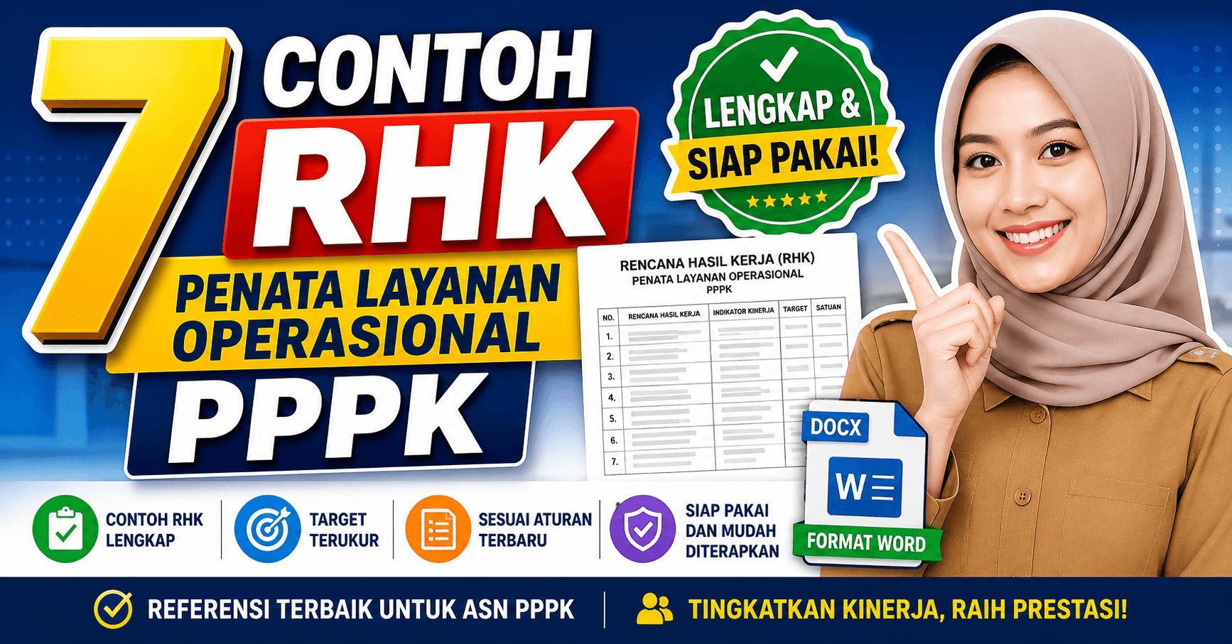 7 Contoh RHK Penata Layanan Operasional PPPK